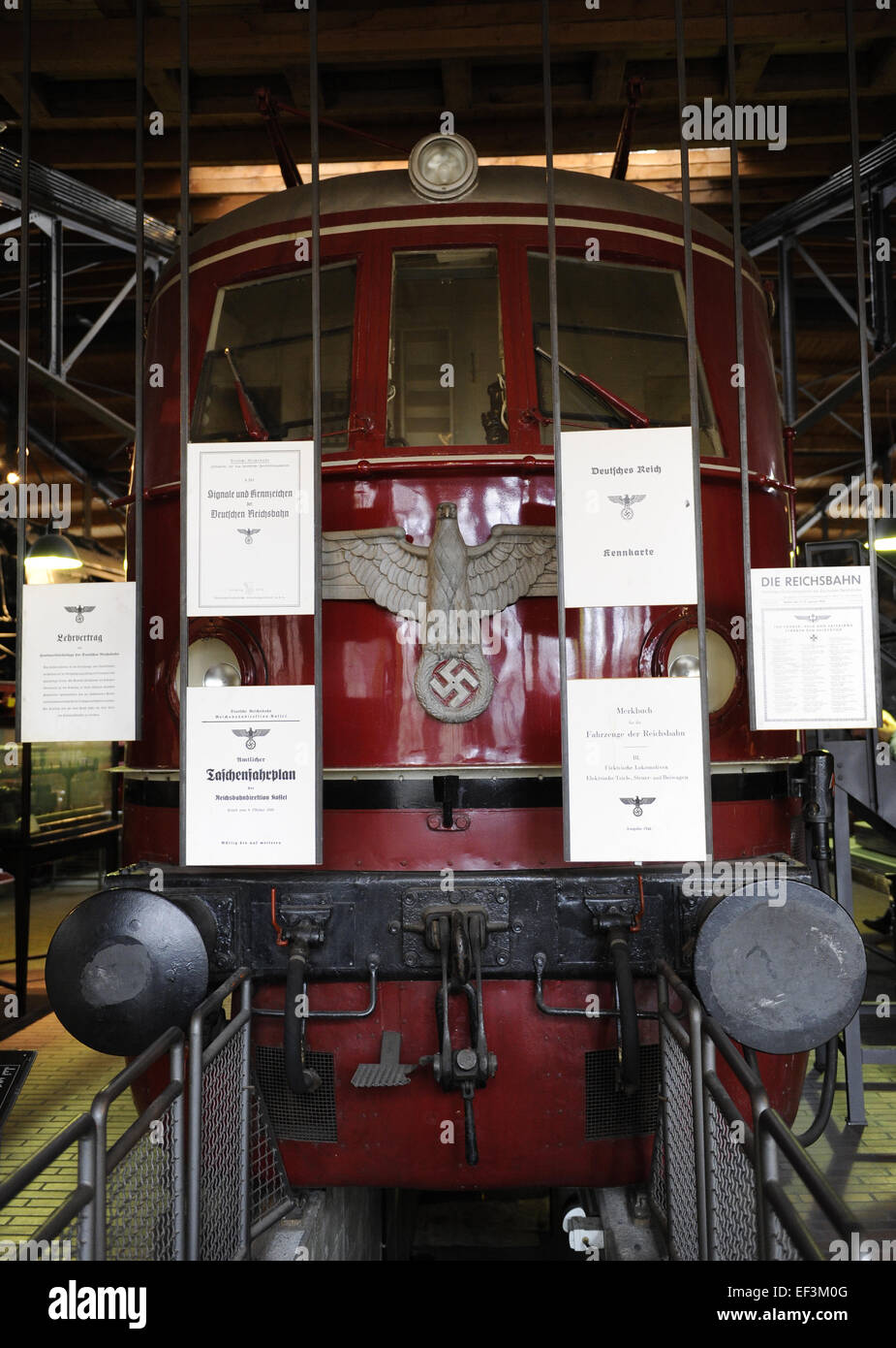 Deutsche Reichsbahn or German Reich Railway. German national railway ...