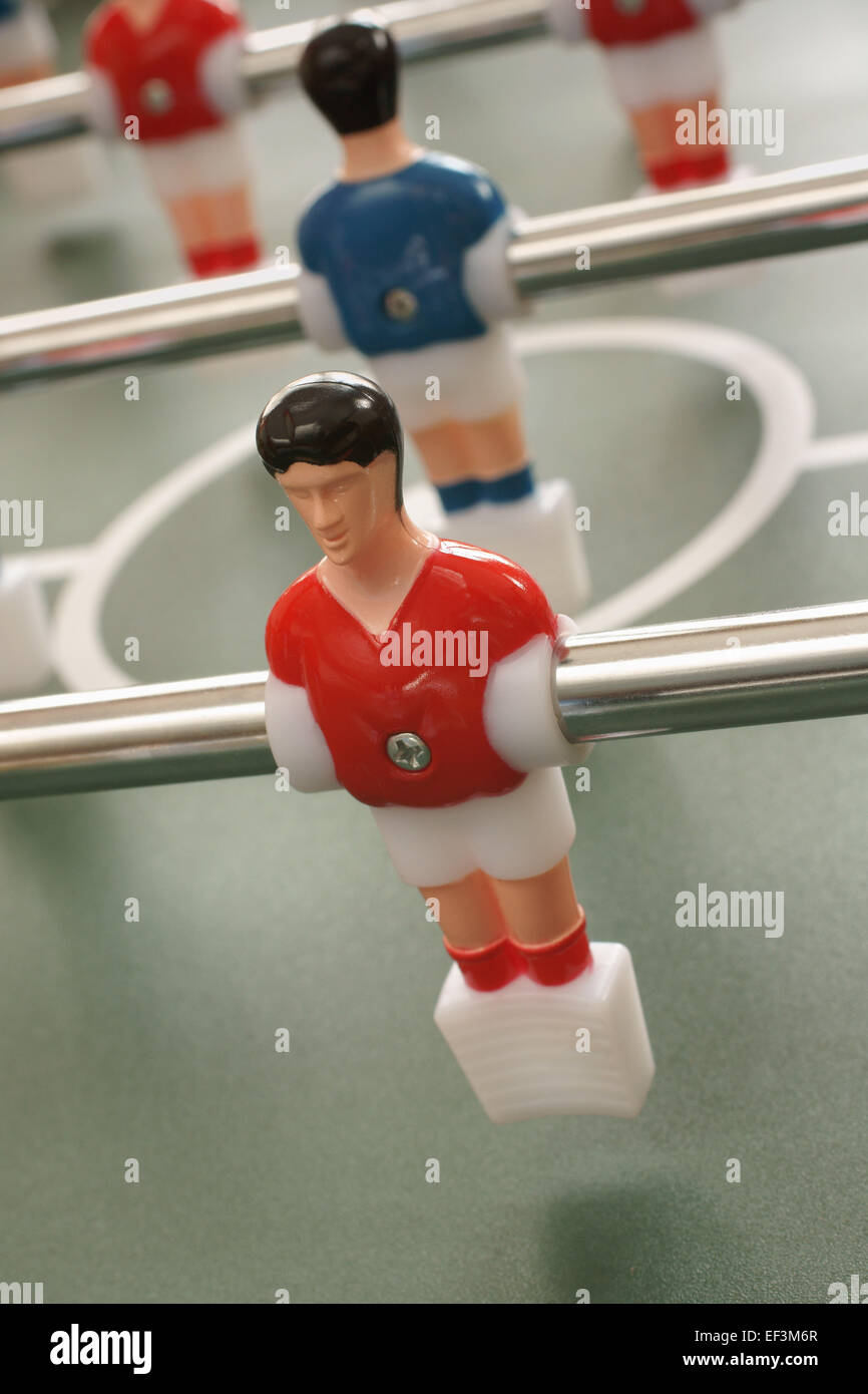 Table football playing hi-res stock photography and images - Alamy
