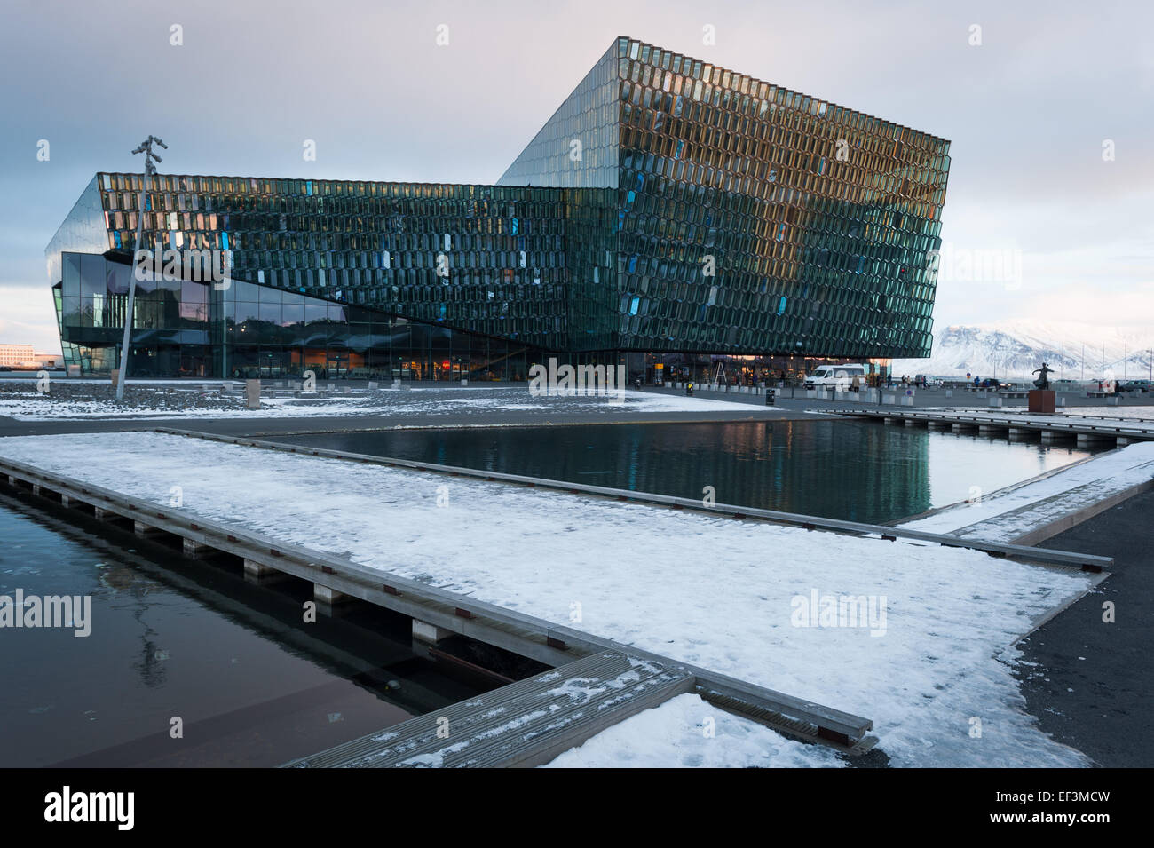The Harpa concert and conference centre, Austurbakki, Reykjavik ...