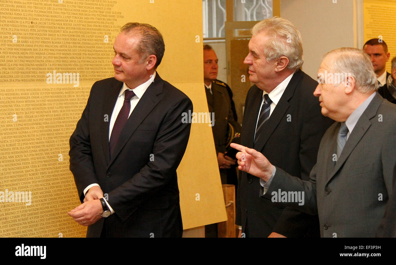 Czech president milos zeman centre hi-res stock photography and images ...
