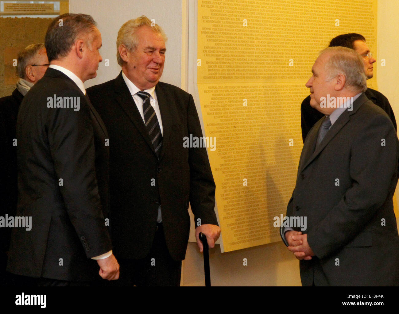 Czech president milos zeman centre hi-res stock photography and images ...