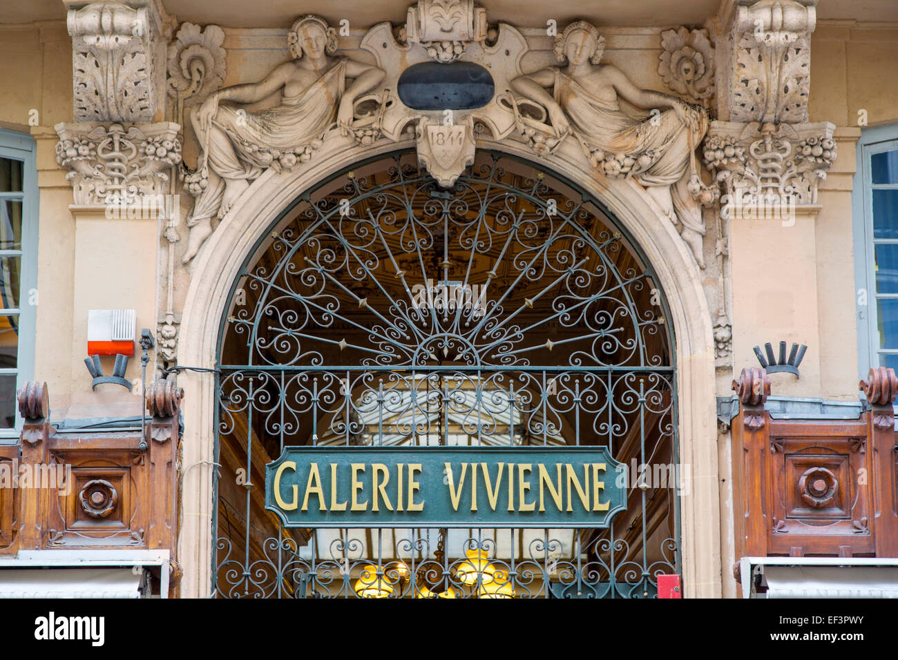 Entry to Galerie Vivienne - one of the Covered Passages in the 2nd ...