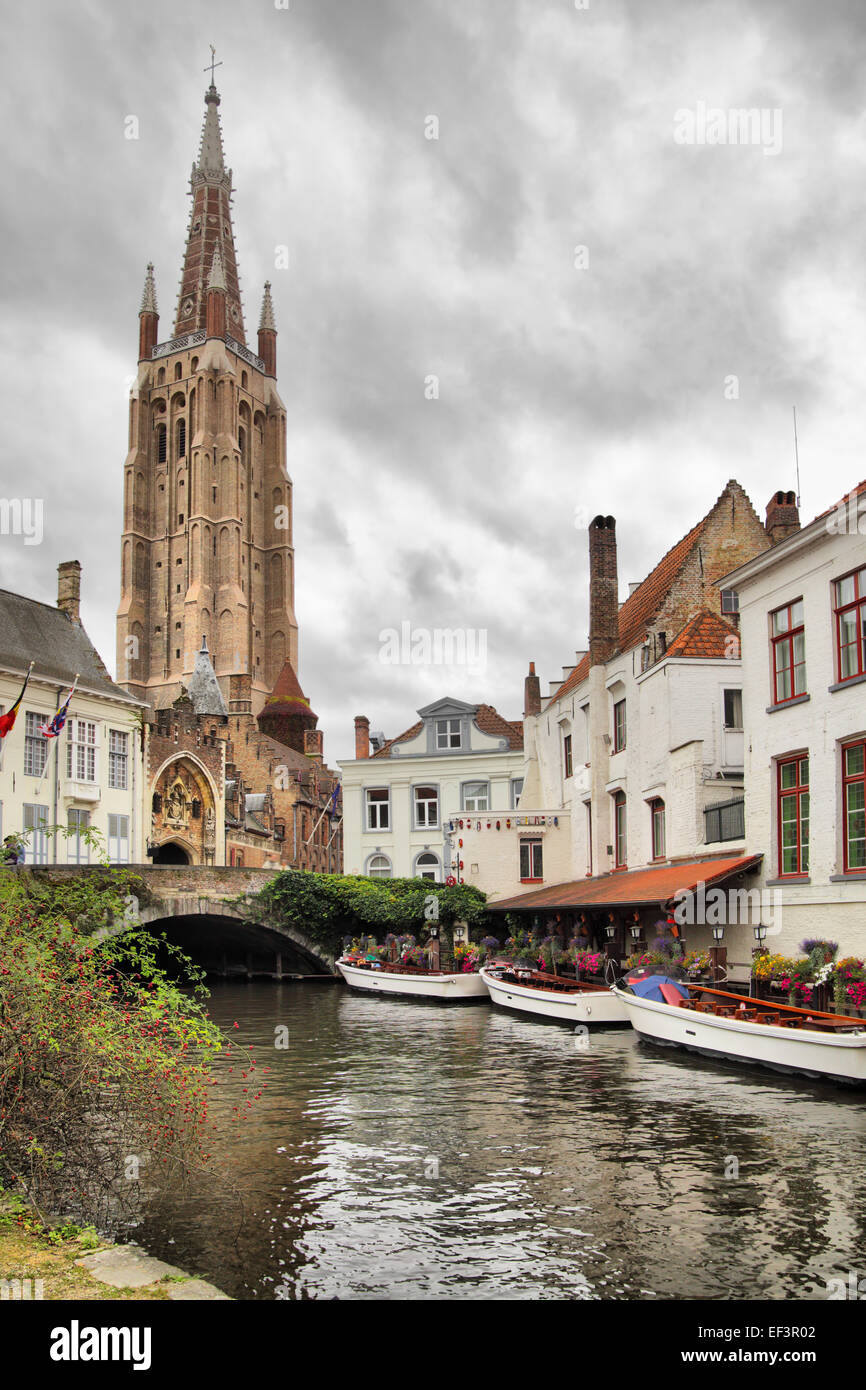 Bruges bell tower hi-res stock photography and images - Alamy