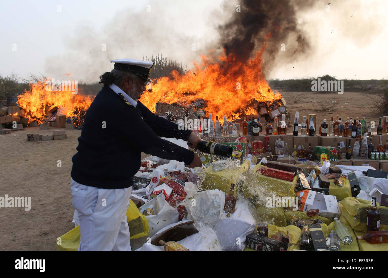 On the occasion of International Custom Day destruction of contraband ...