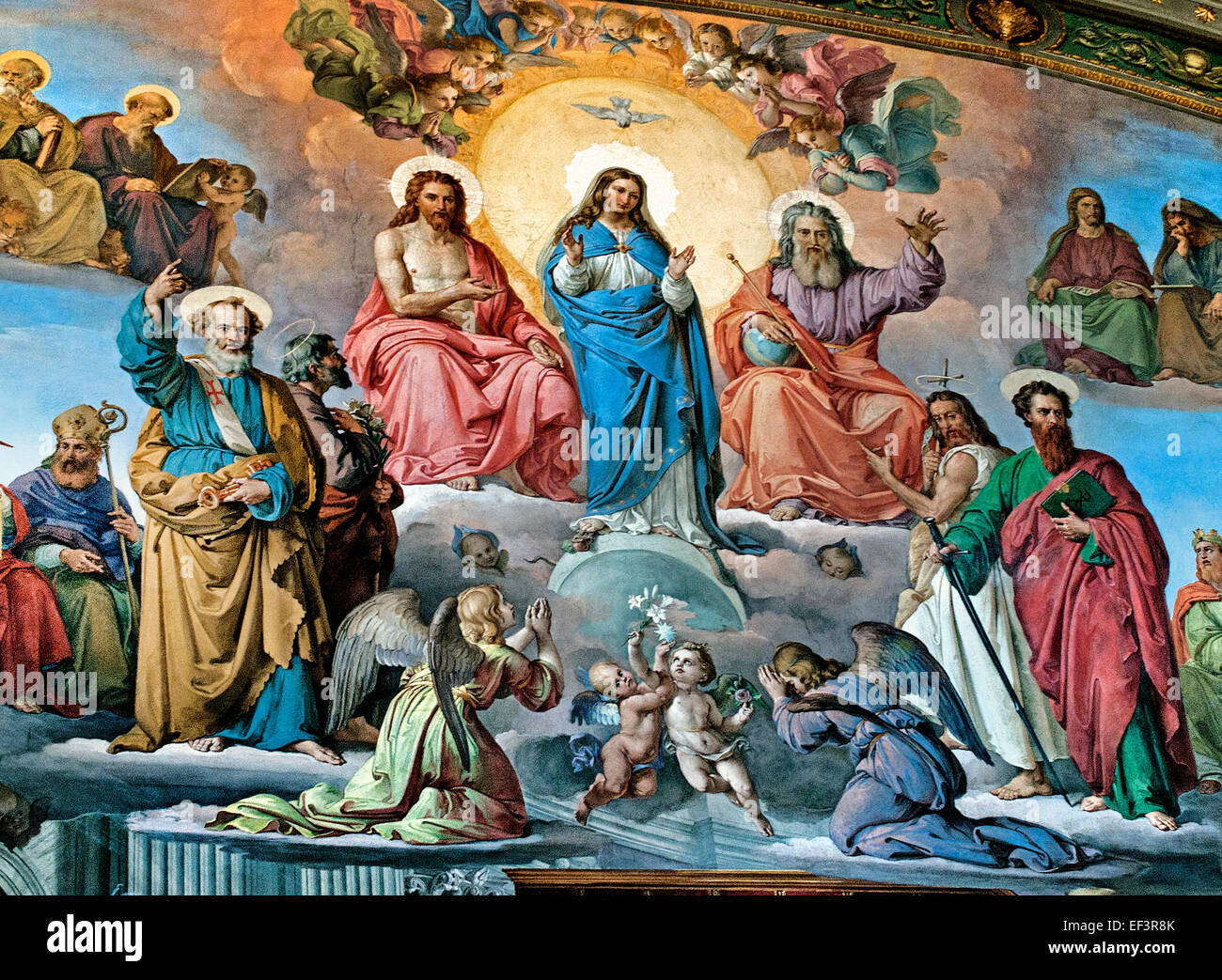 The Room of the Immaculate Conception was commissioned by Pope Pius IX ...