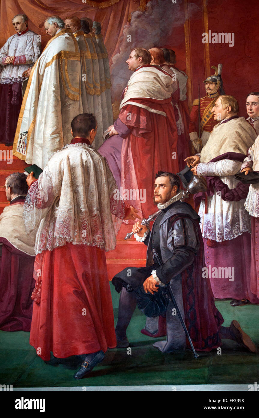 The Room of the Immaculate Conception was commissioned by Pope Pius IX ...