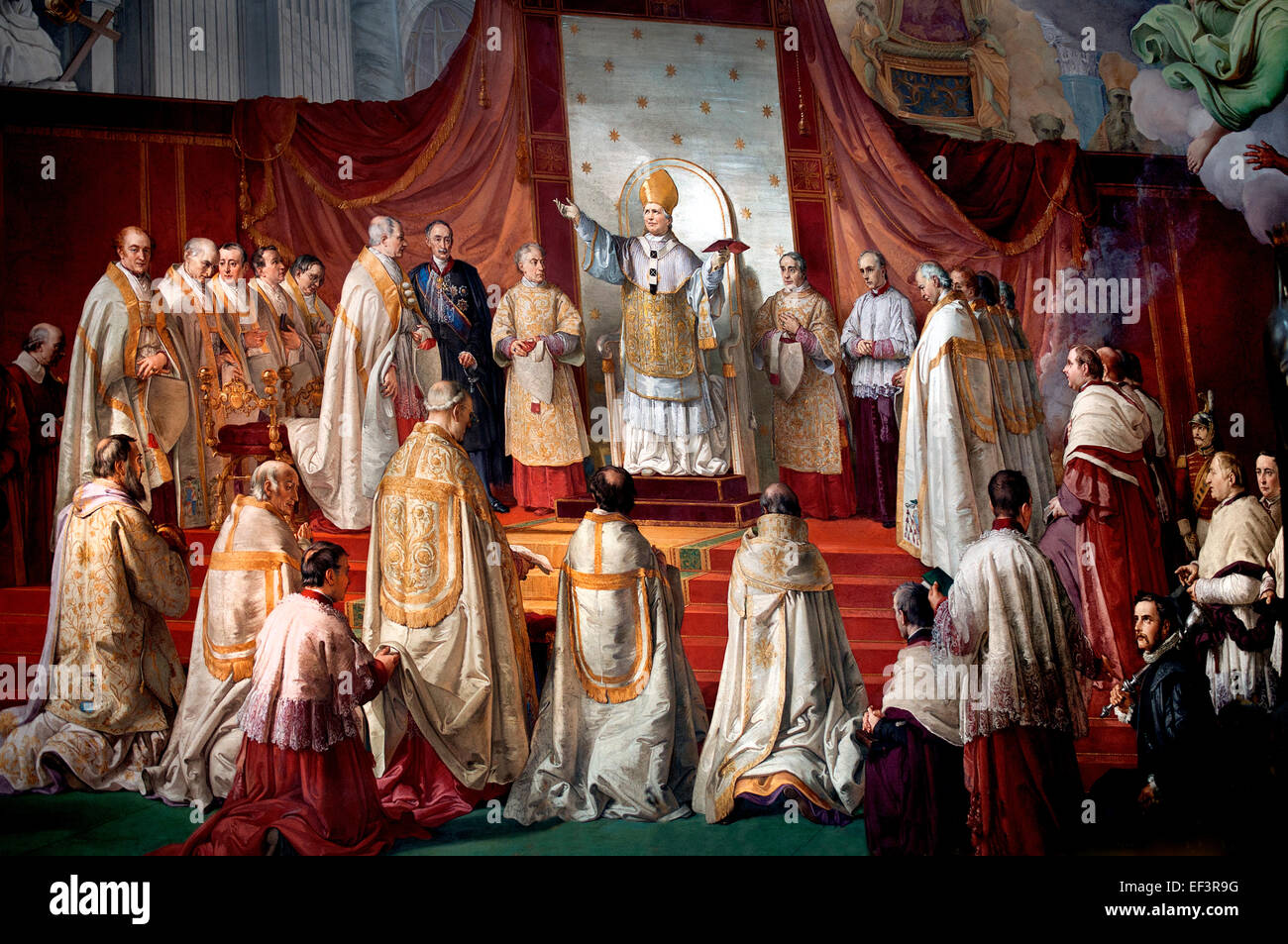 The Room of the Immaculate Conception was commissioned by Pope Pius IX ...