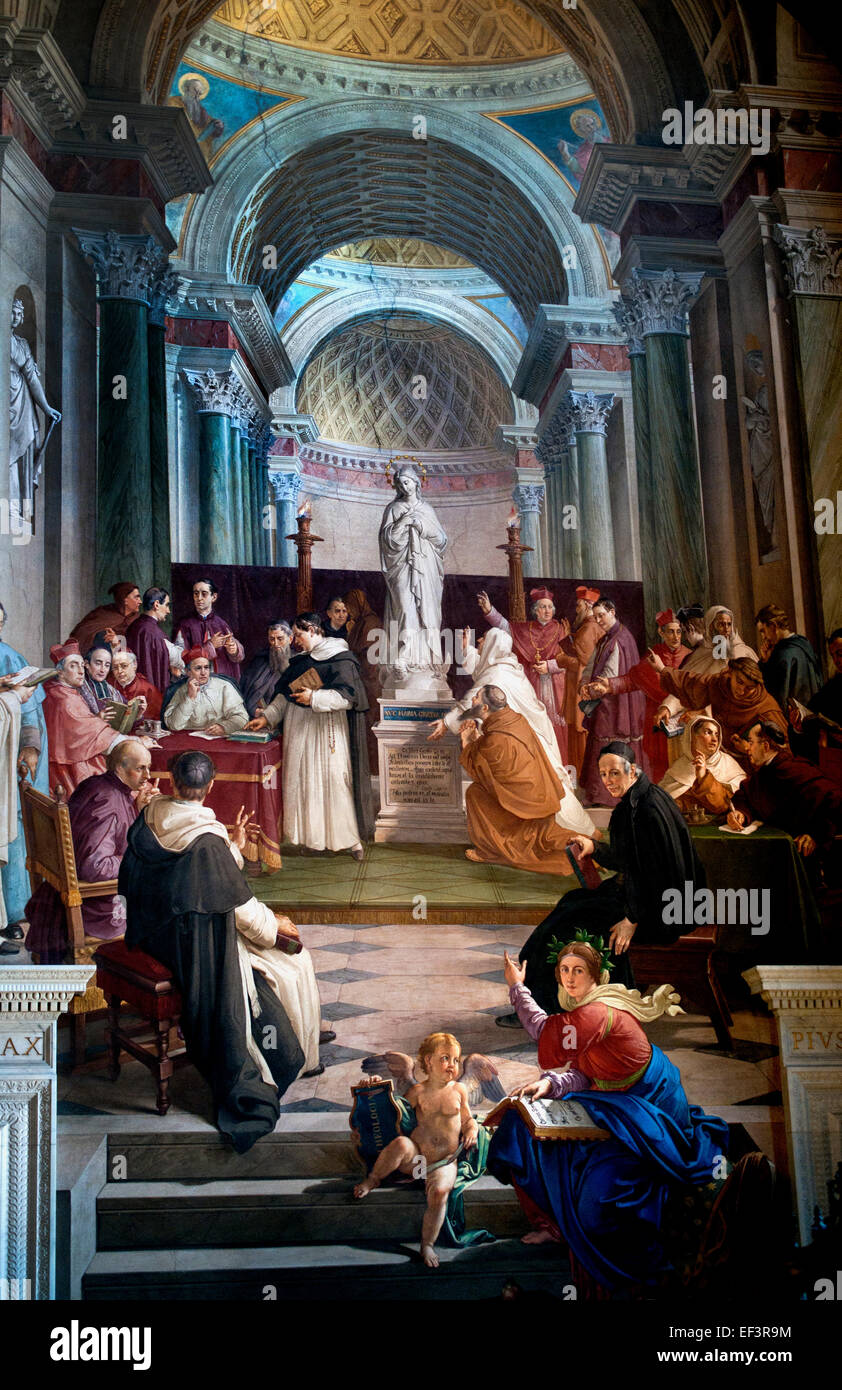 The Room of the Immaculate Conception was commissioned by Pope Pius IX ...