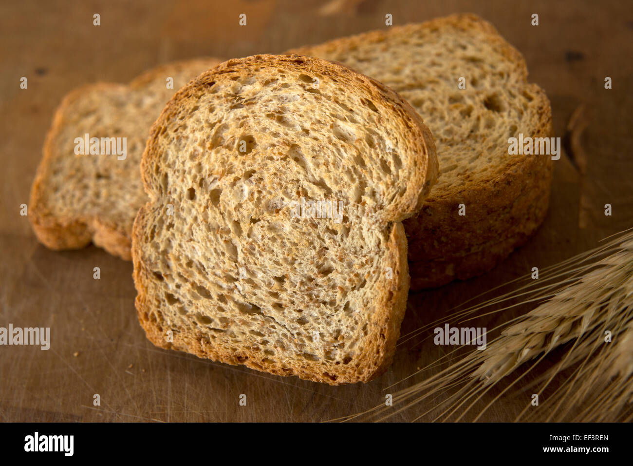 Slices of sliced bread background Stock Photo - Alamy