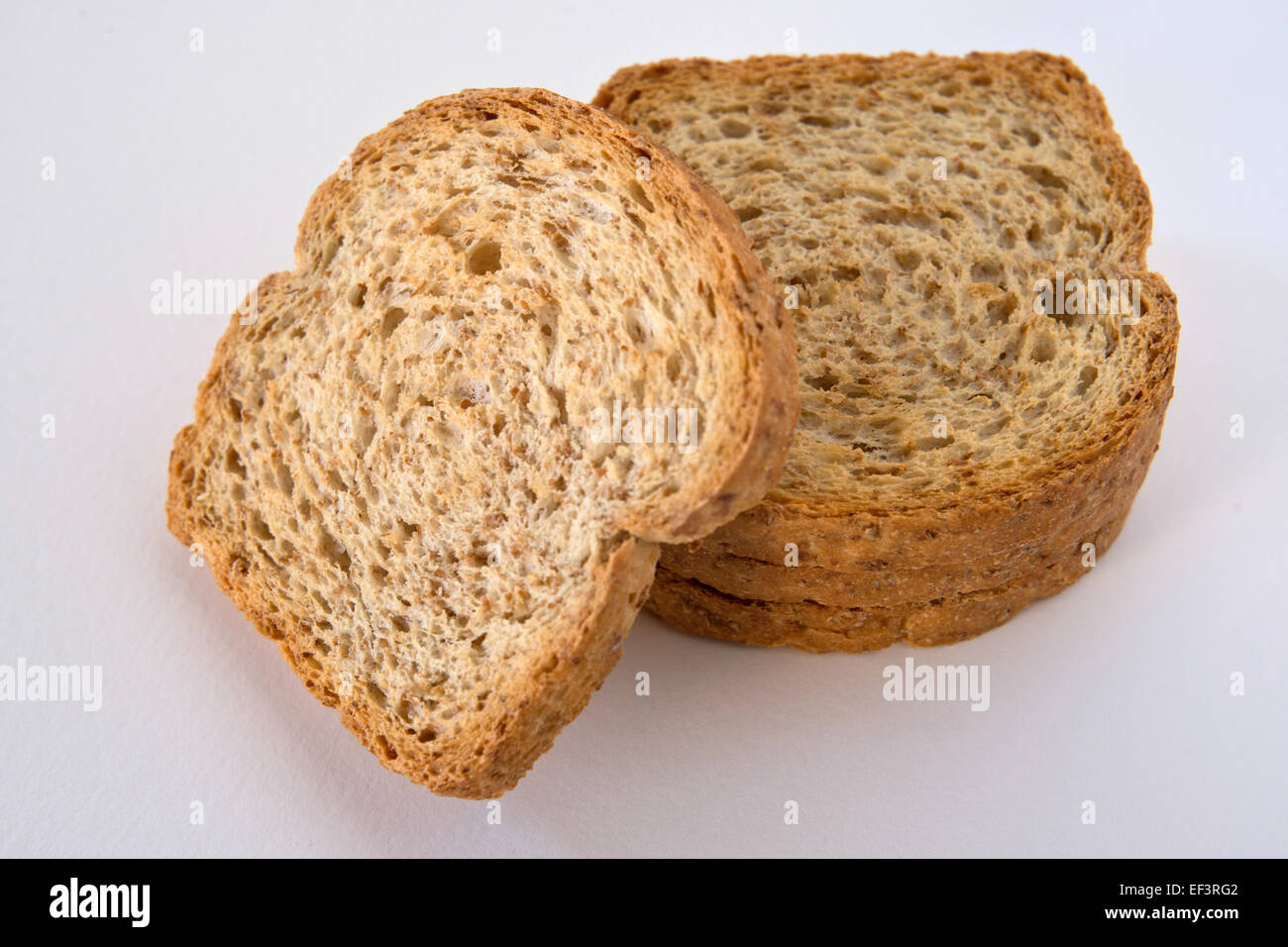 Slices of sliced bread background Stock Photo - Alamy