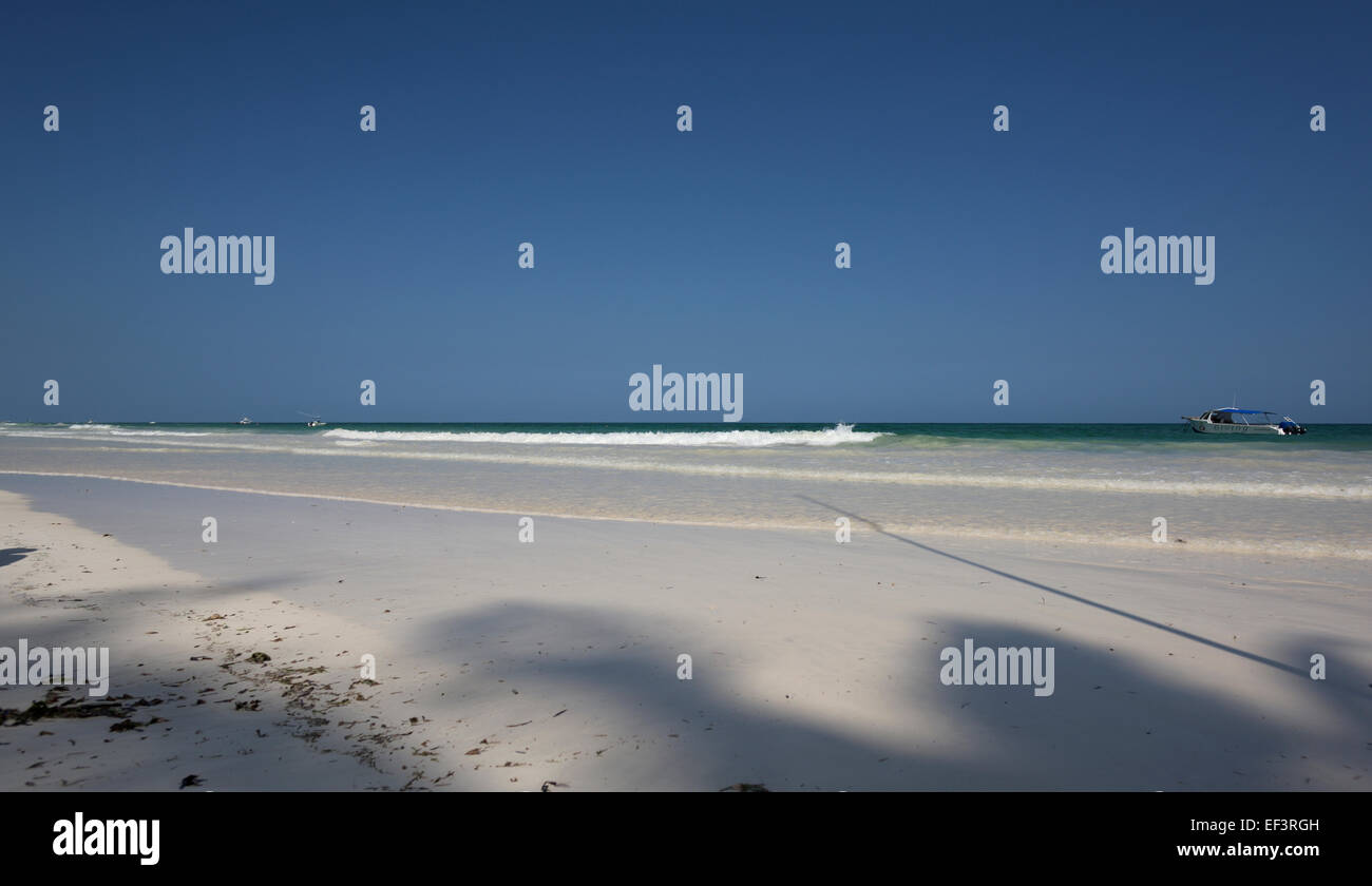 Diani beach in evening light, Diani, Ukunda, Kenya Stock Photo - Alamy