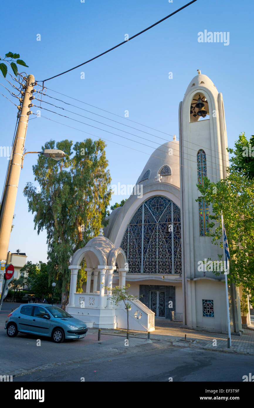 Church (Ekklisia Agii Anargiri). Marousi, Athens, Greece Stock Photo ...