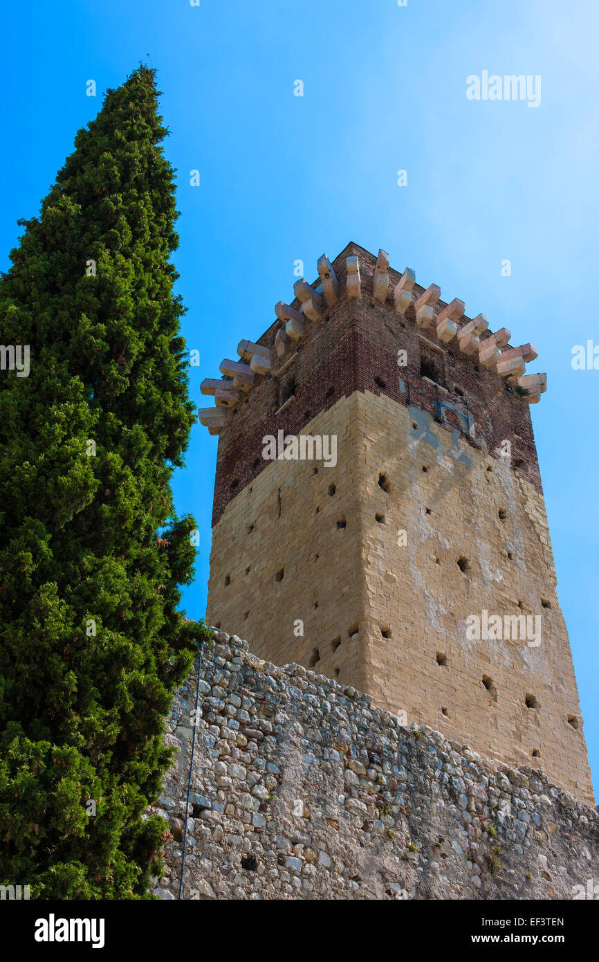 Italy Veneto Montorio Veronese The Castle Stock Photo - Alamy