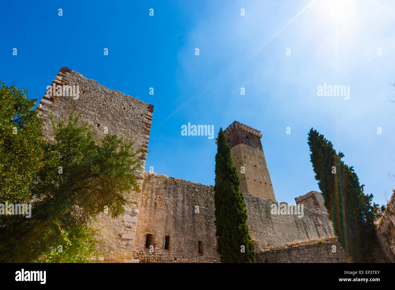 Italy Veneto Montorio Veronese The Castle Stock Photo - Alamy