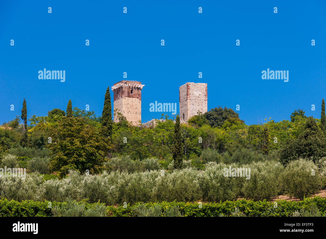 Italy Veneto Montorio Veronese The Castle Stock Photo - Alamy