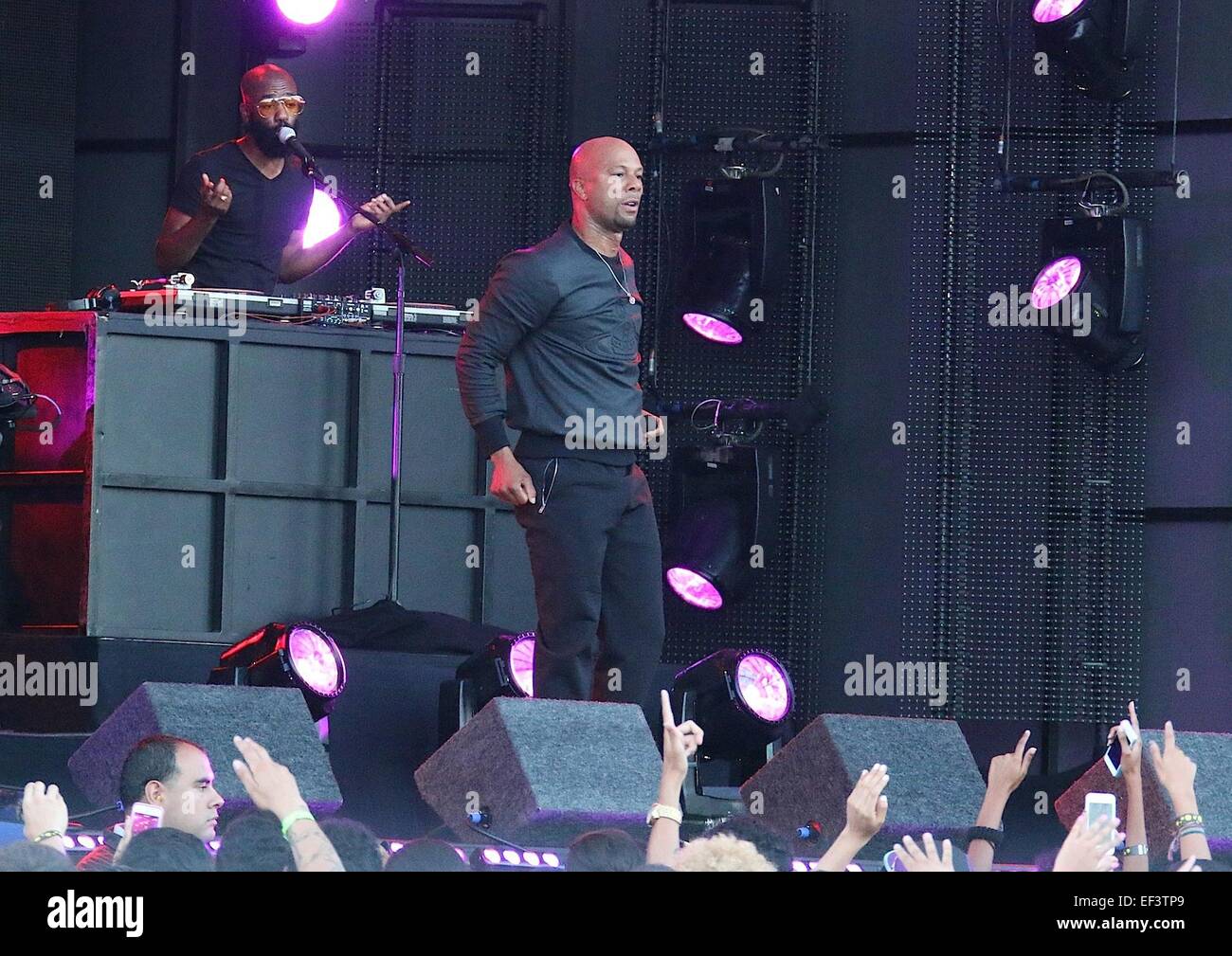 Rapper Common performs on stage at Jimmy Kimmel Live! in Hollywood ...