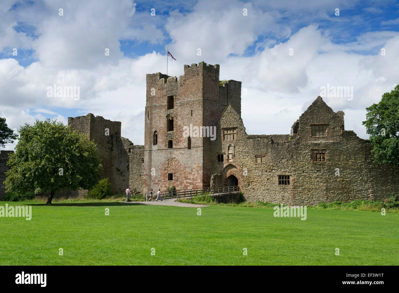 Ludlow Castle, Ludlow in Shropshire Stock Photo - Alamy