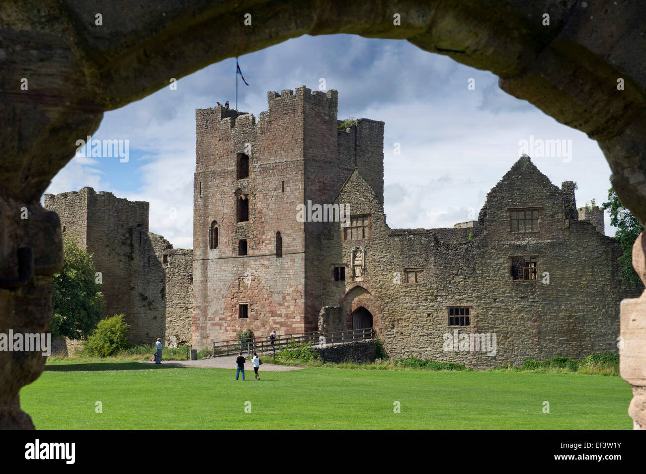 Ludlow Castle, Ludlow in Shropshire Stock Photo - Alamy