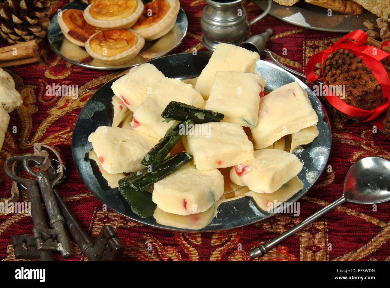 16th.and 17th.century foods of the Tudor period,with Marchpane cake ...