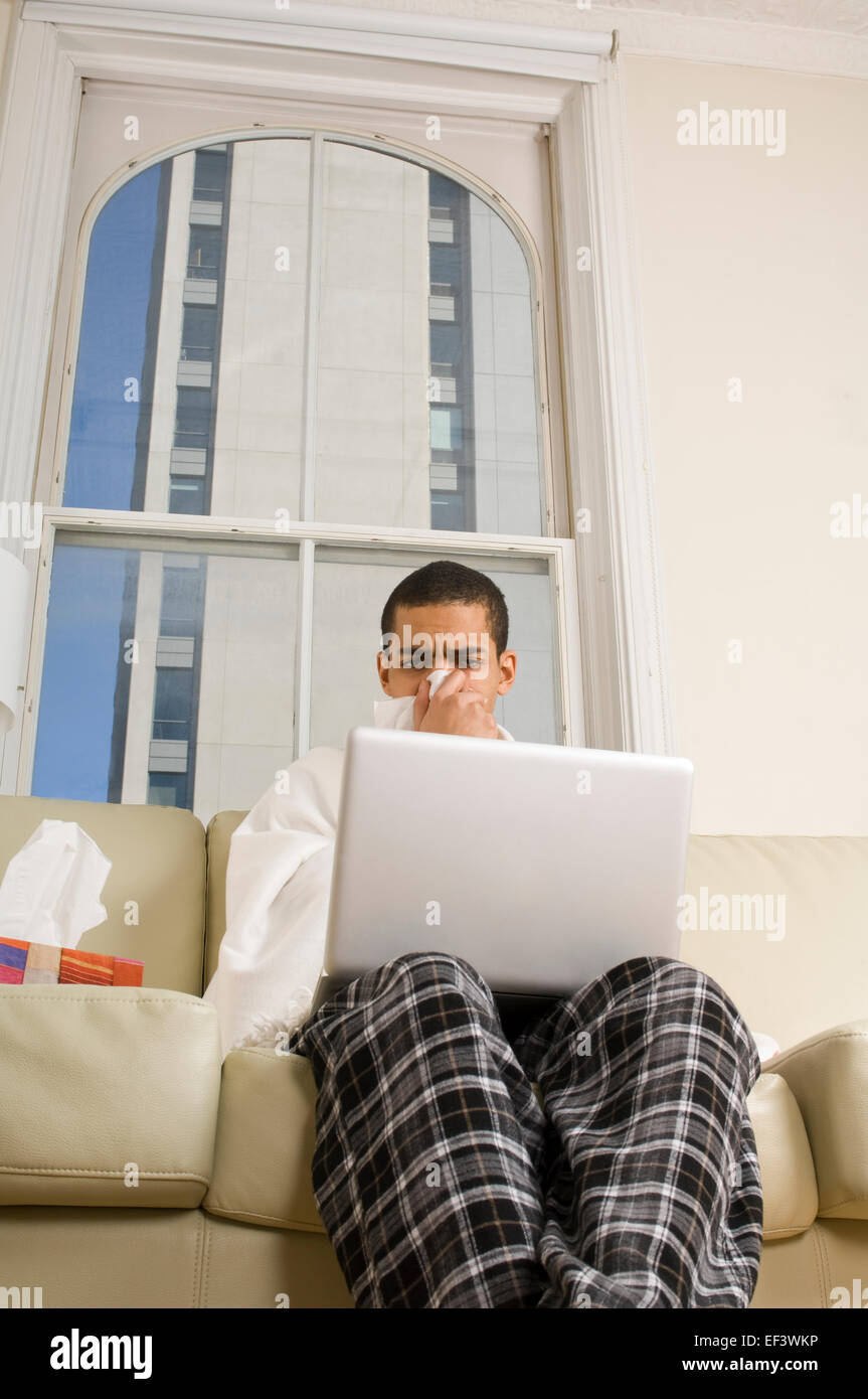 Three teenagers working computer hi-res stock photography and images ...