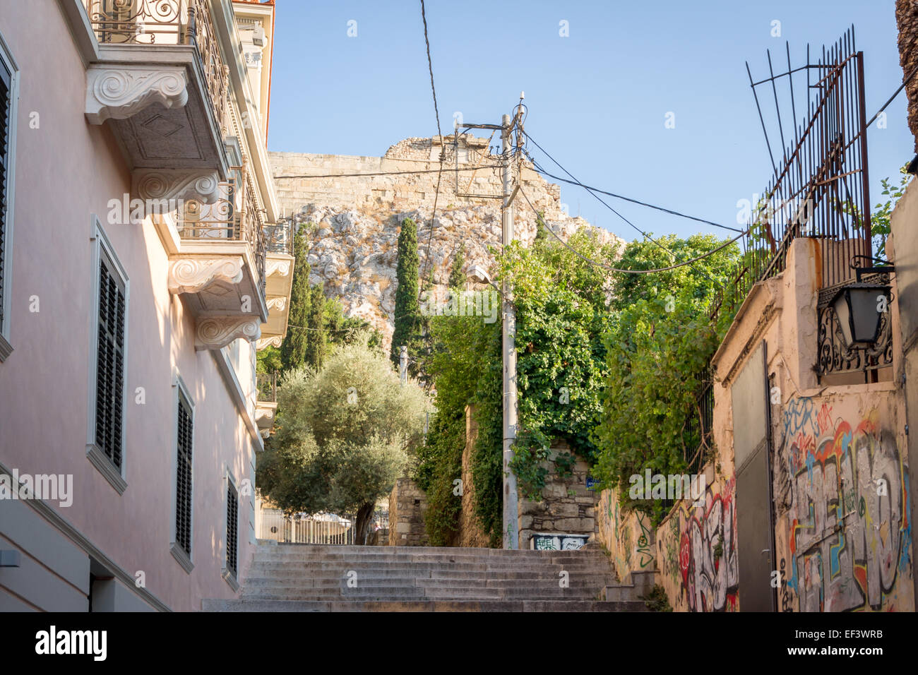 Acropolis steps athens hi-res stock photography and images - Alamy