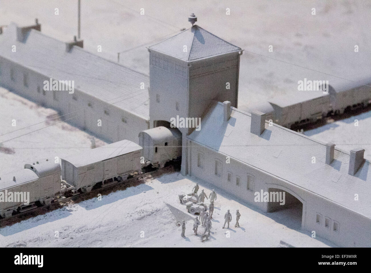 Auschwitz Concentration Camp Model