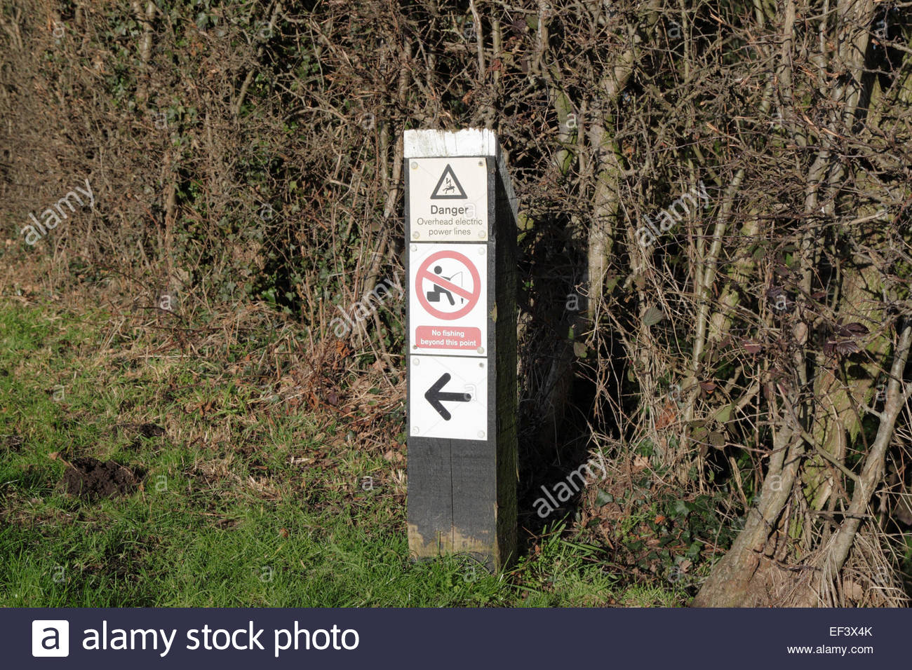 Danger Overhead Power Lines High Resolution Stock Photography and ...