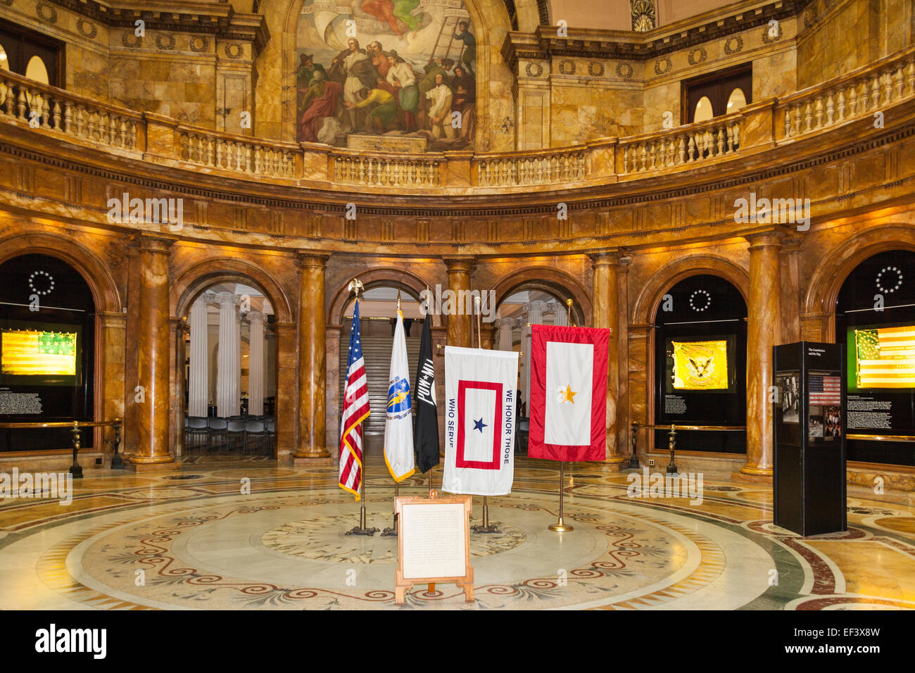 Hall of Flags, Memorial Hall, Massachusetts State House, Boston ...