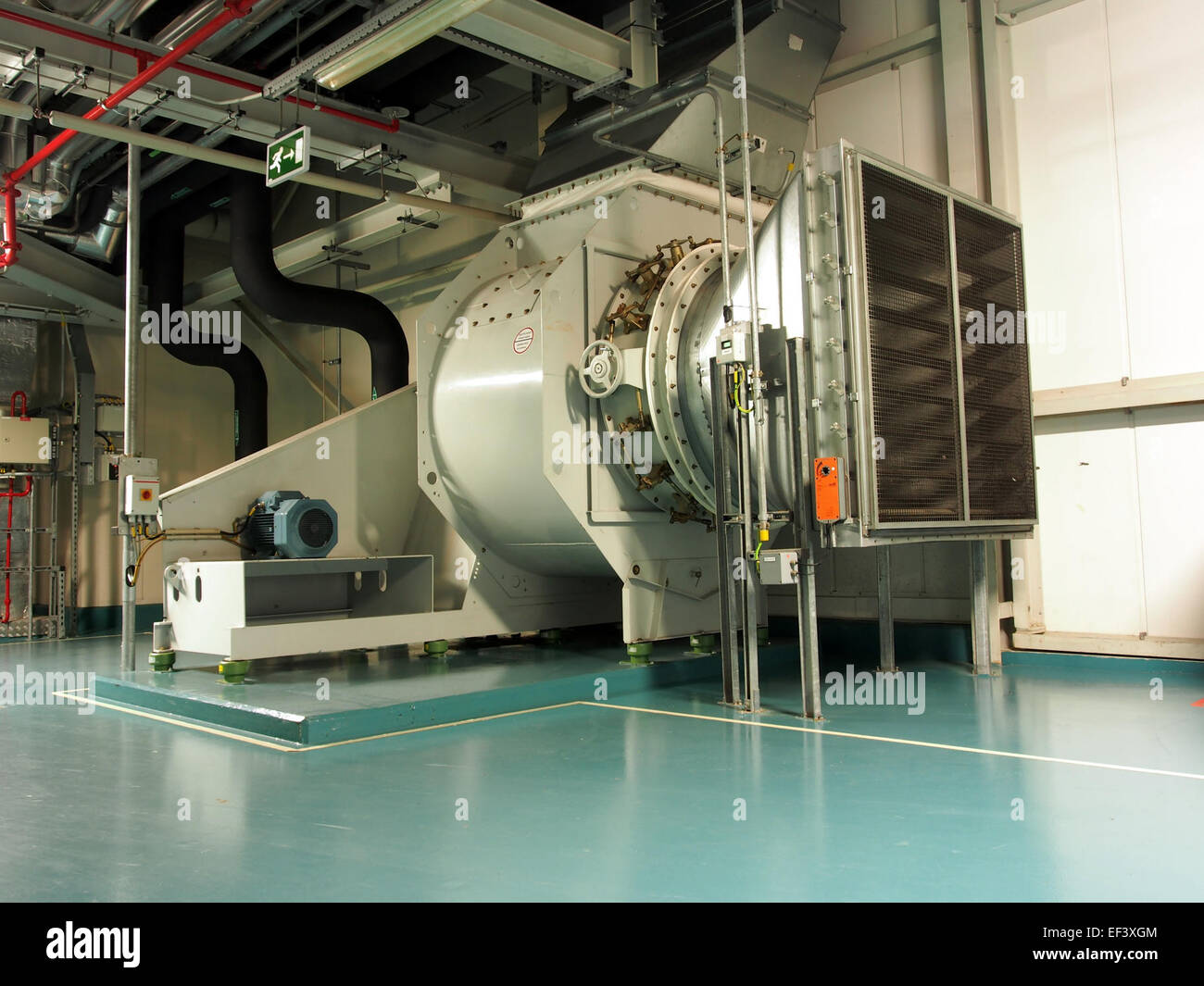 An air handler unit, designed for managing air circulation and ...