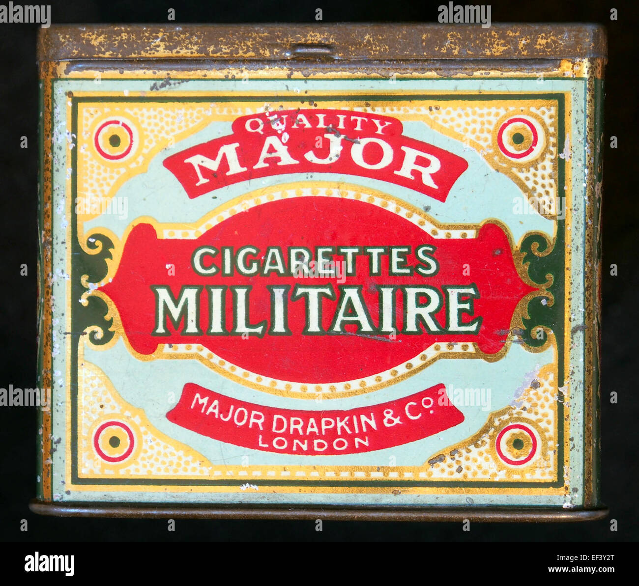 The front view of a Militaire Quality Major cigarette pack, showcasing ...
