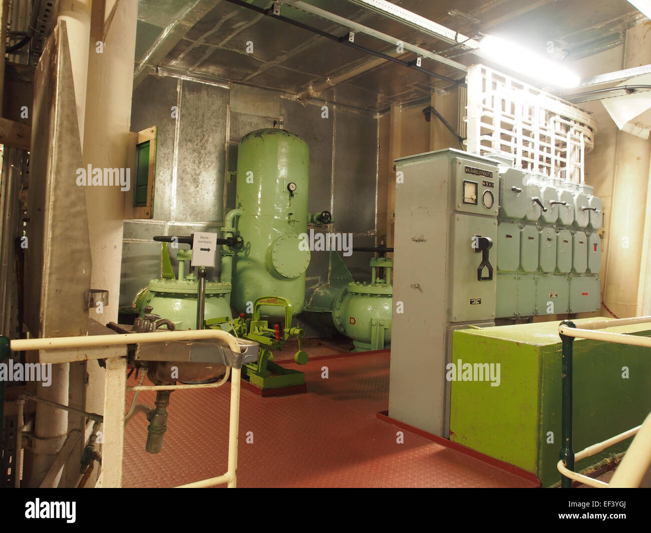 A view inside the SS Rotterdam, a retired Dutch ocean liner that served ...