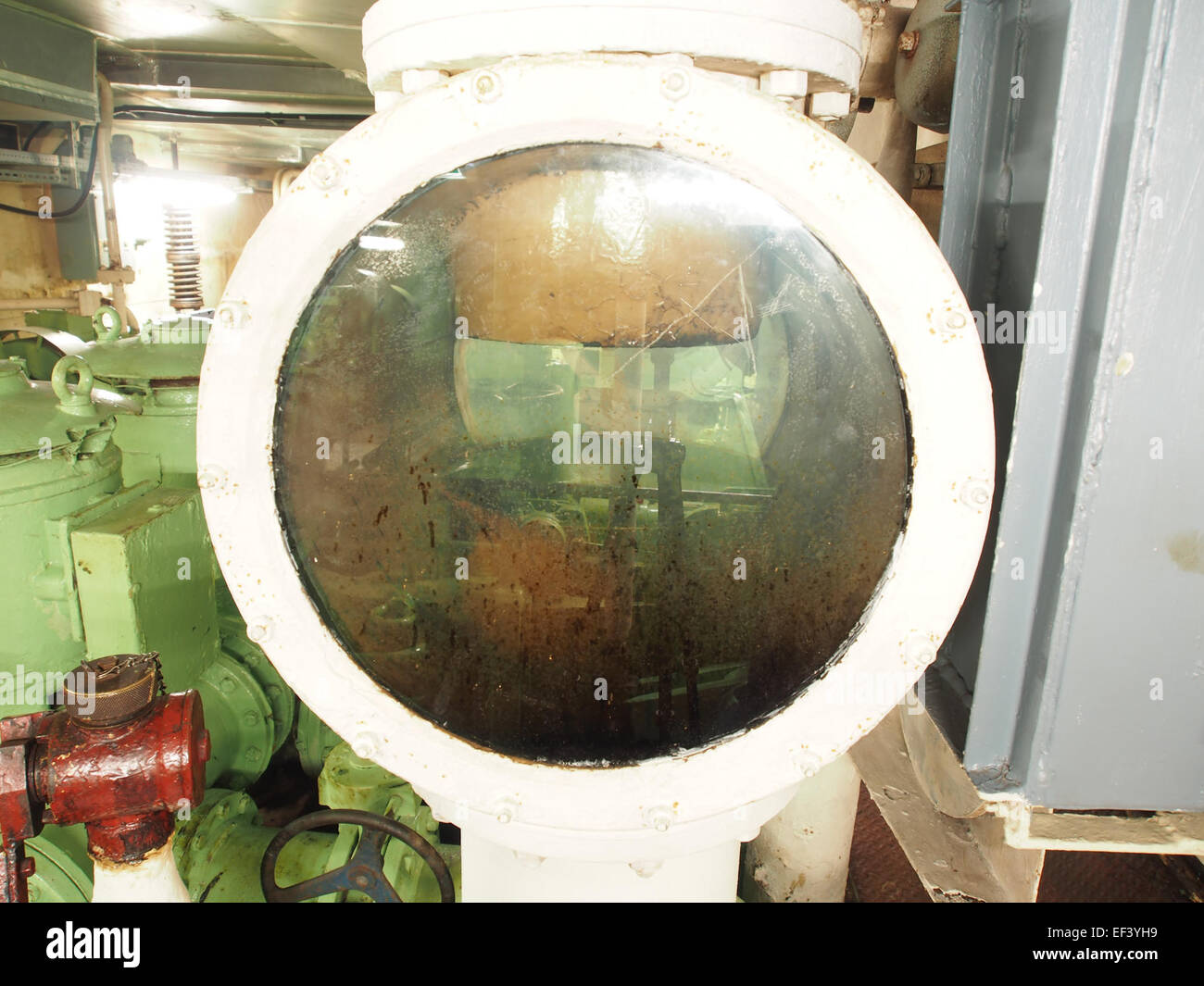 An interior view of the SS Rotterdam, showcasing the ship's historical ...