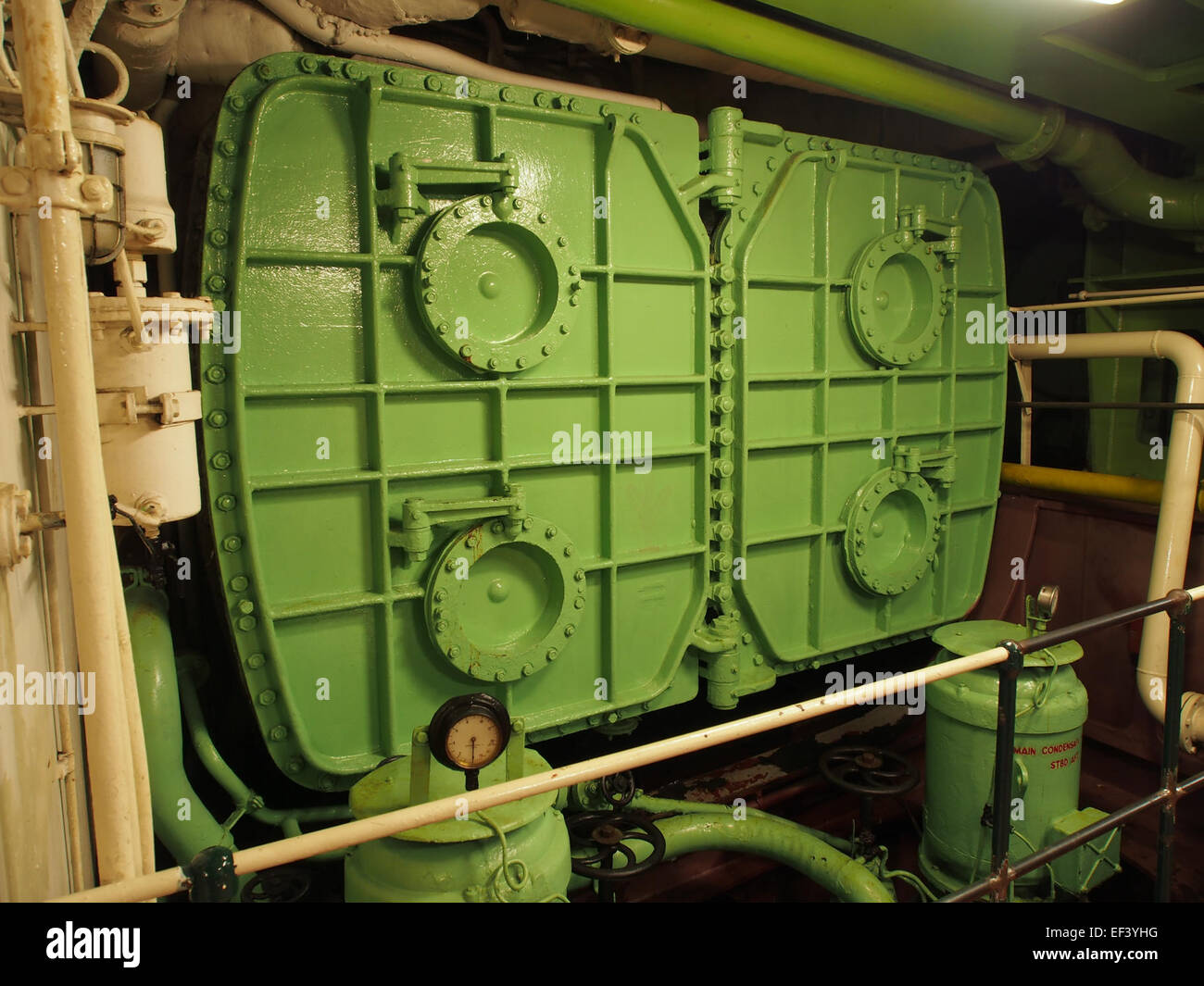 Interior view of the SS Rotterdam, showcasing the elegant design and ...