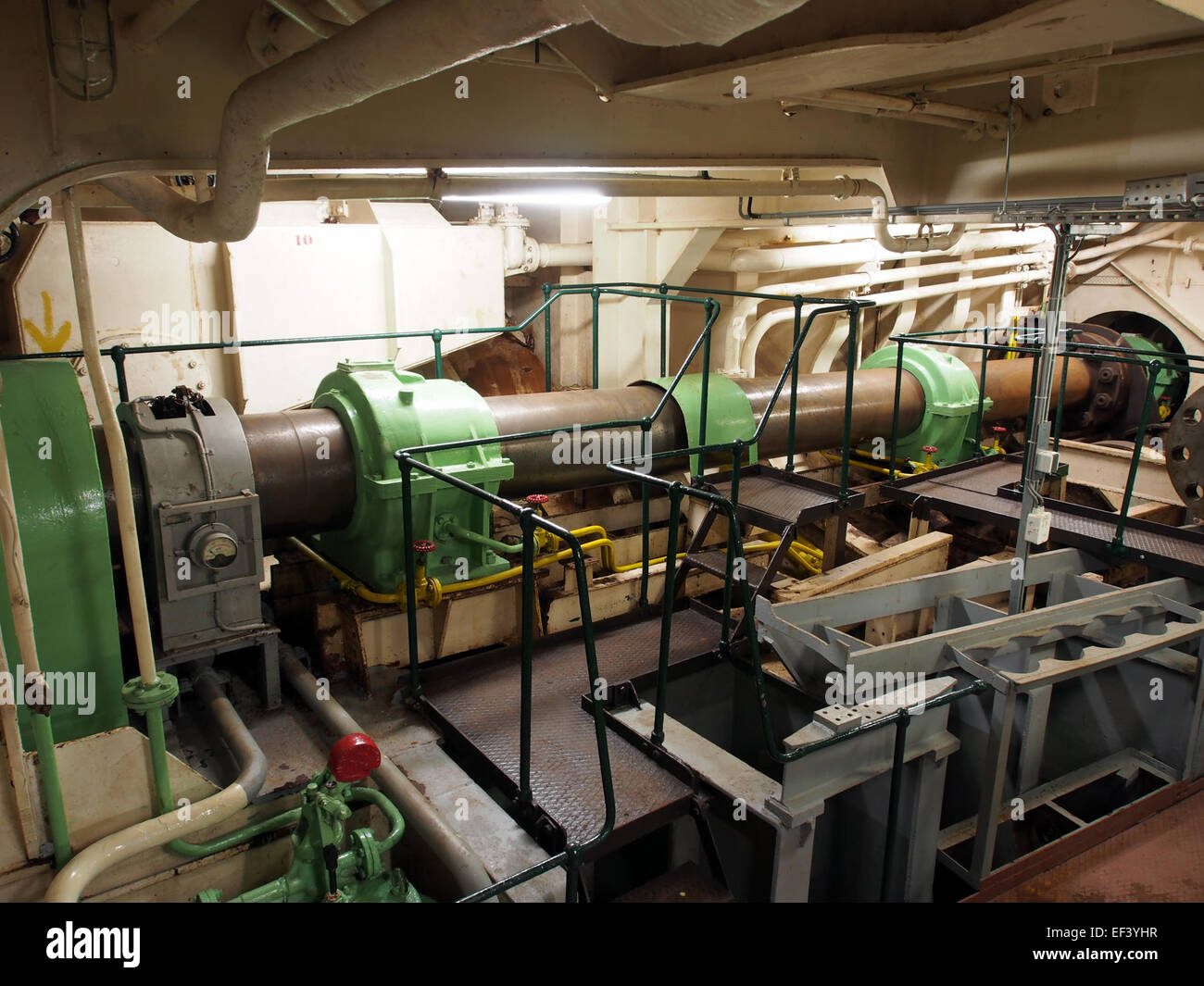 This interior photo of the SS Rotterdam showcases the luxurious design ...