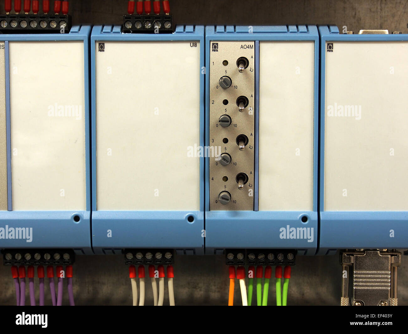 The Priva UI8 and AO4M are control units used in building management ...