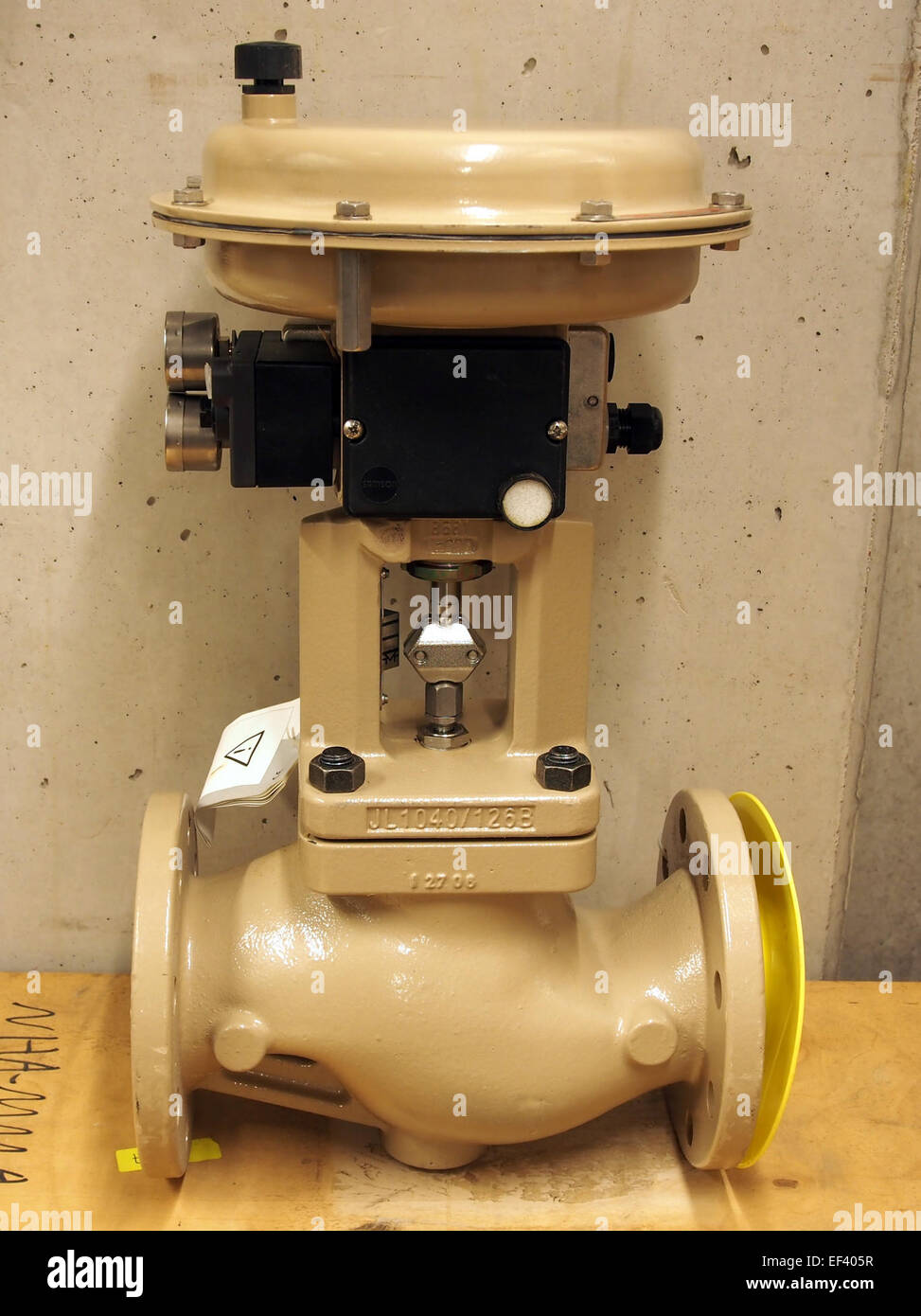 This image features the Samson valve model 3277, which is used in ...