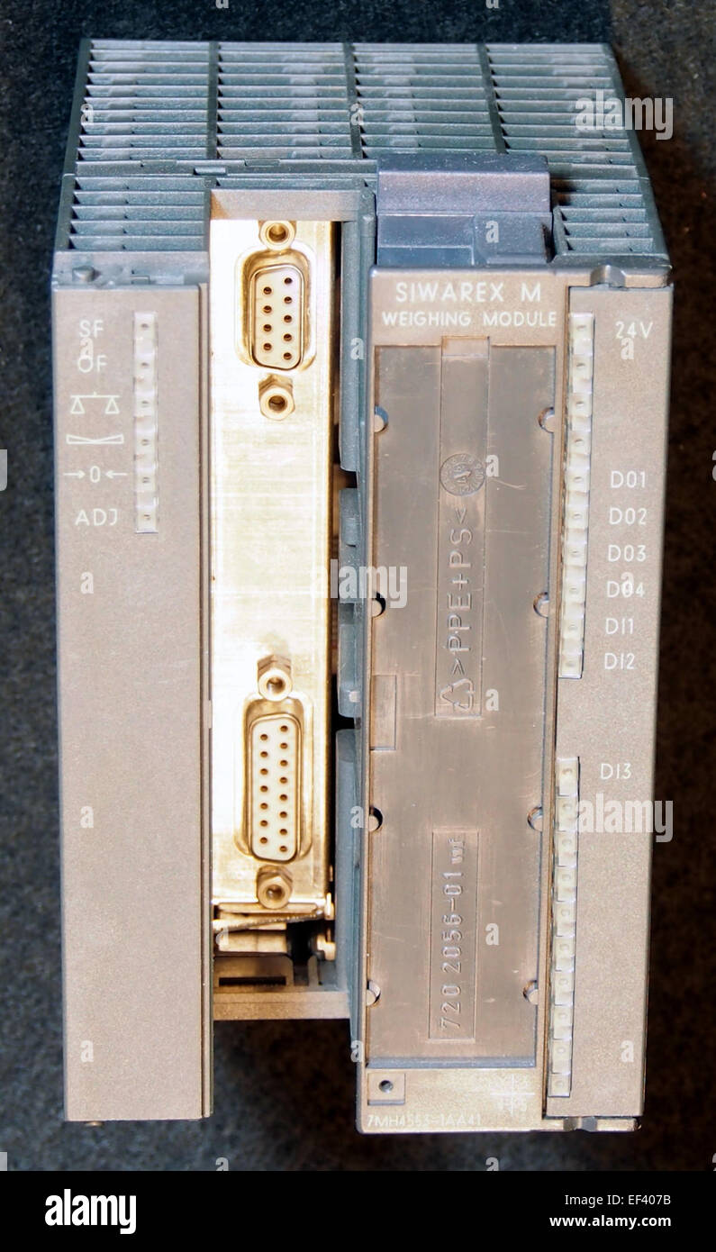 The Siemens SIWAREX M is a digital weighing module used for precise ...