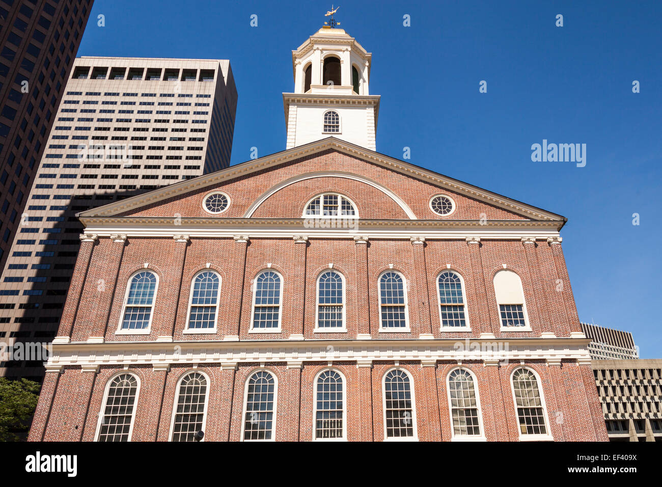Faneuil Hall, Boston, Massachusetts, USA Stock Photo - Alamy