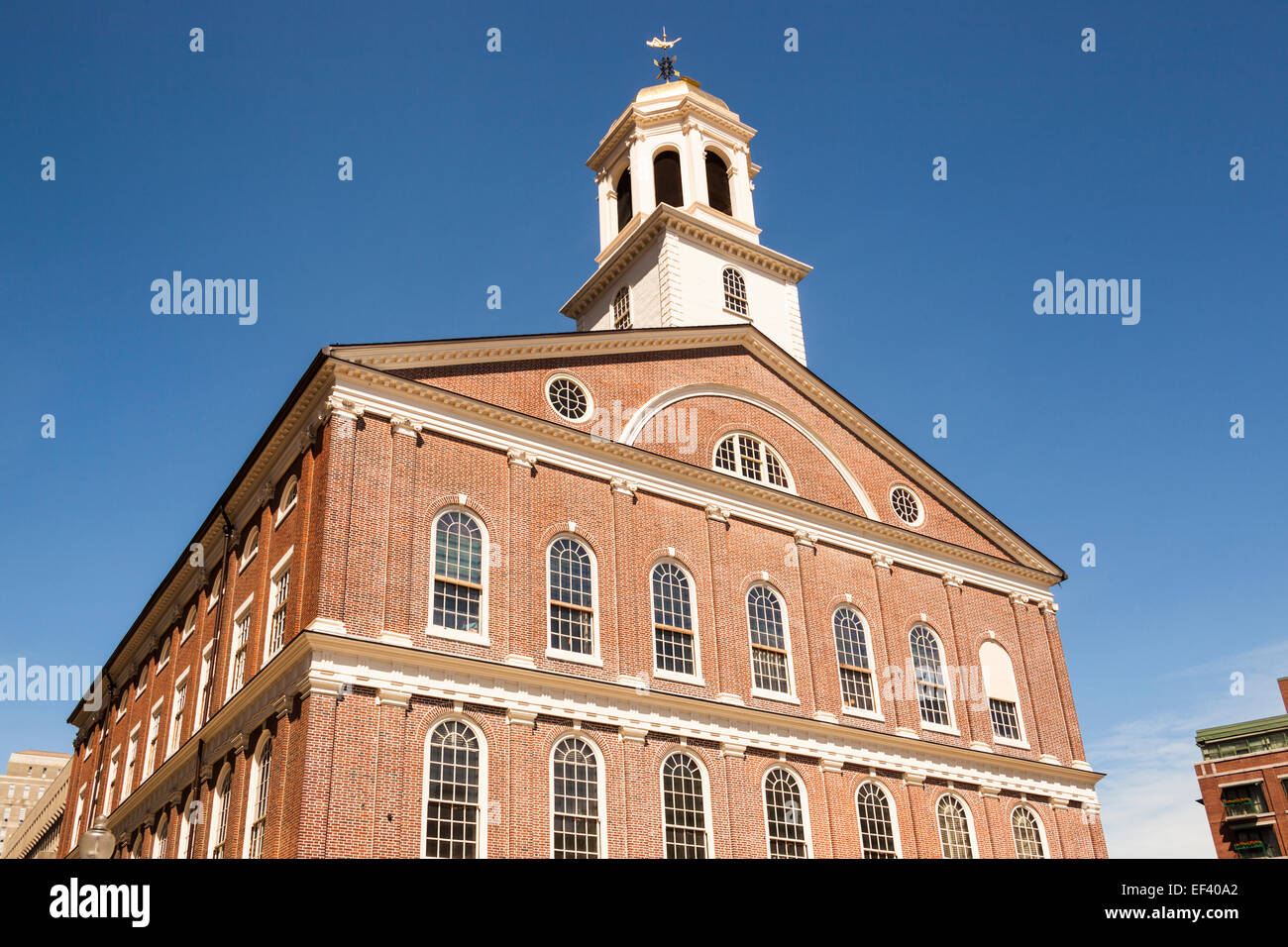 Faneuil Hall, Boston, Massachusetts, USA Stock Photo - Alamy