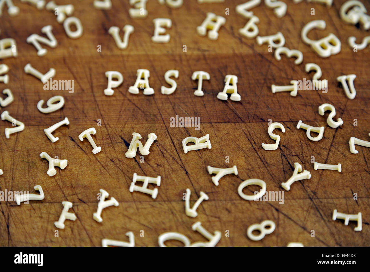 Alphabet spaghetti hi-res stock photography and images - Alamy