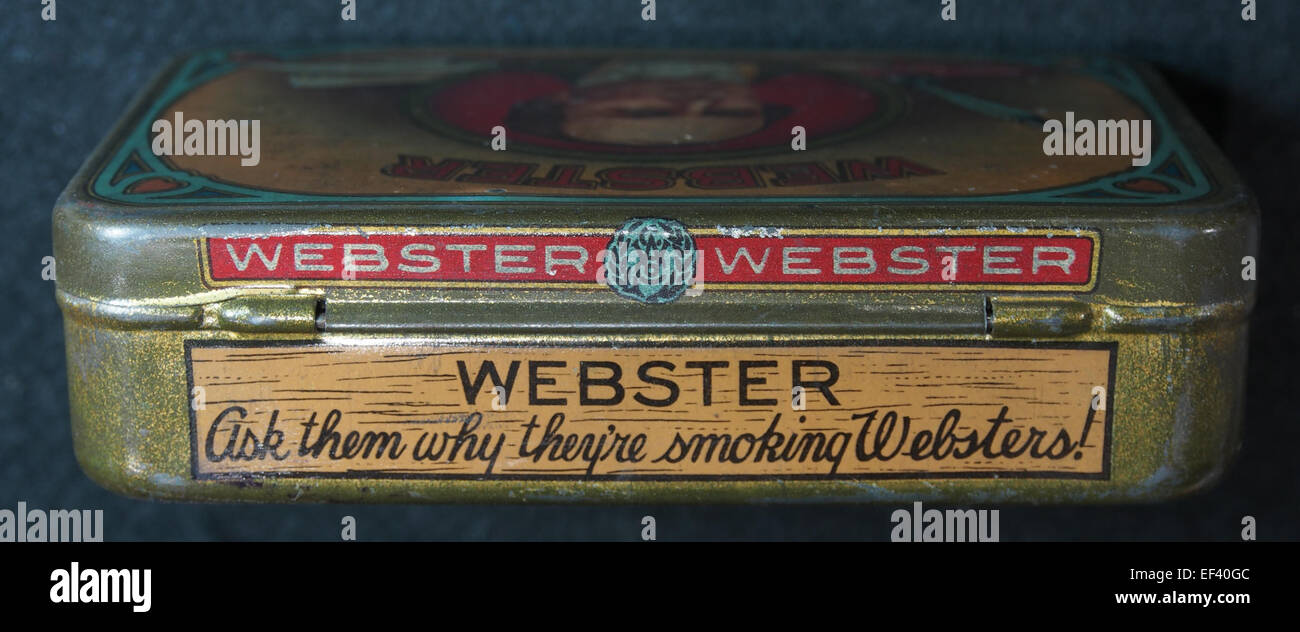 This Webster Colorado Claro cigar tin is a vintage collectible from the ...