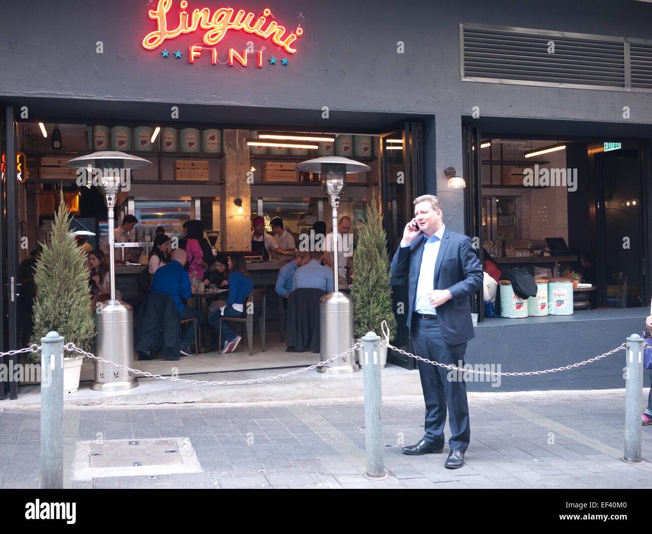 Man in italian restaurant hi-res stock photography and images - Alamy