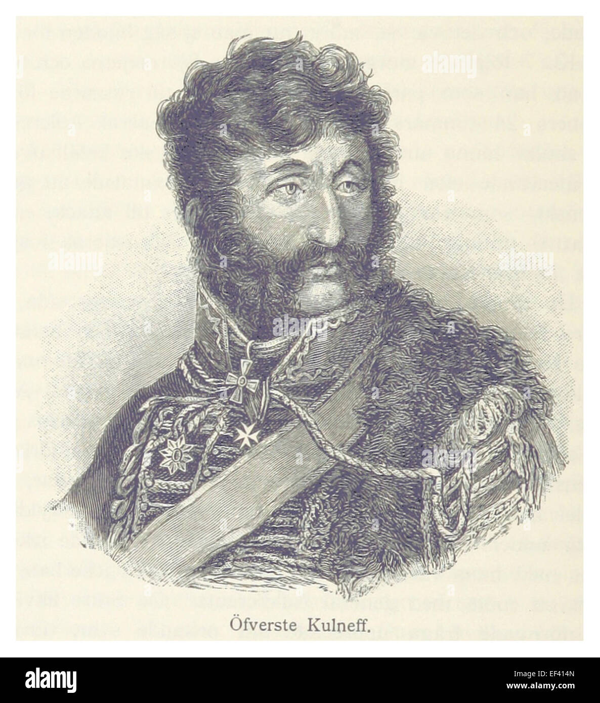 A 1897 illustration featuring Jakob Petrovitsch Kulneff, likely a ...