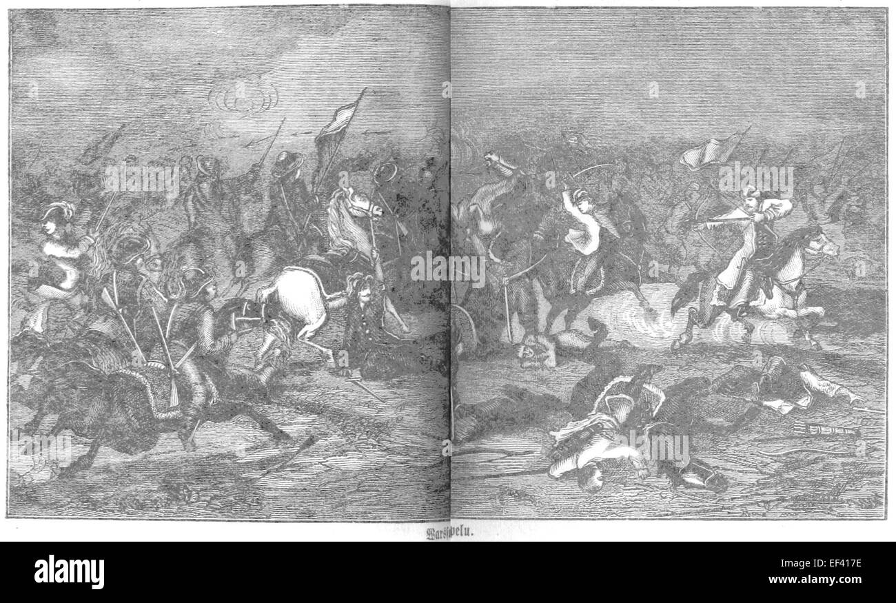 An 1880 illustration by Krohn, likely depicting a scene of historical ...