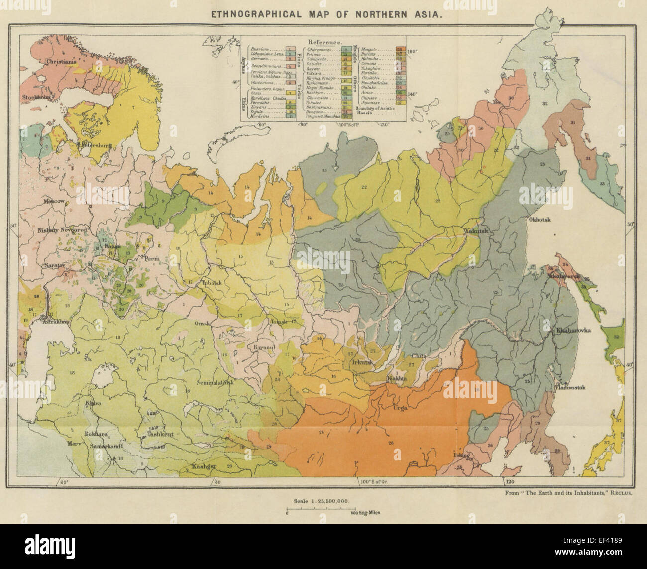 This 1893 ethnographical map by Leroy-Beaulieu provides a detailed view ...