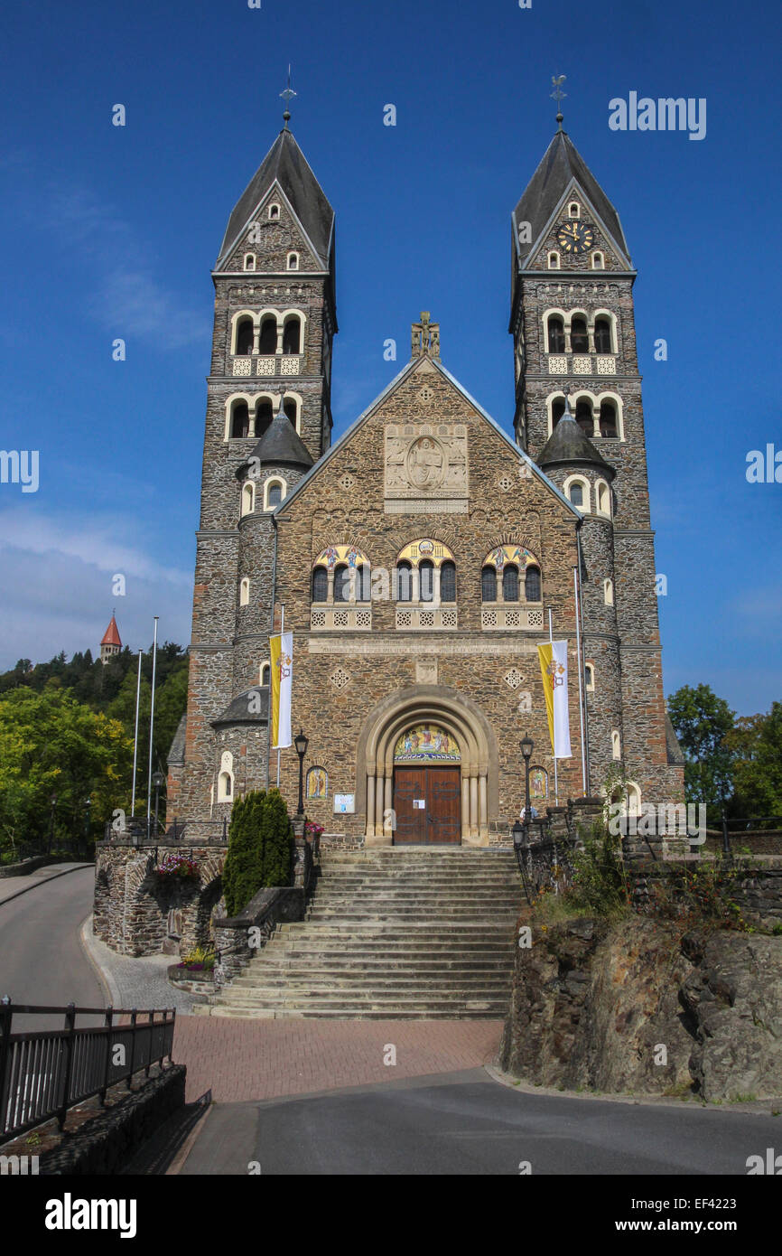 The Church of Saints Cosmas & Damian, Clervaux, Luxembourg Stock Photo ...