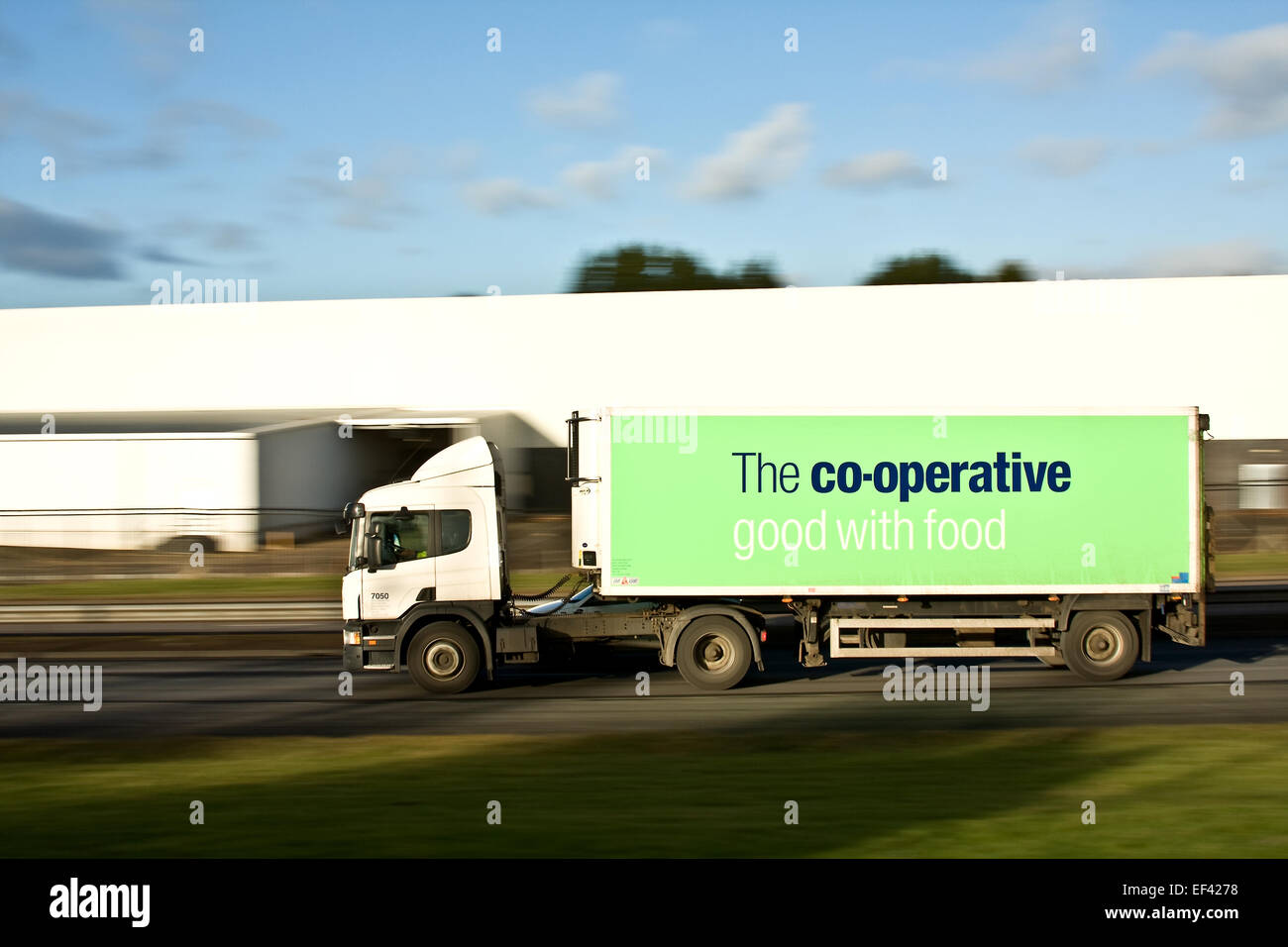 Co operative delivery truck on road hi-res stock photography and images ...