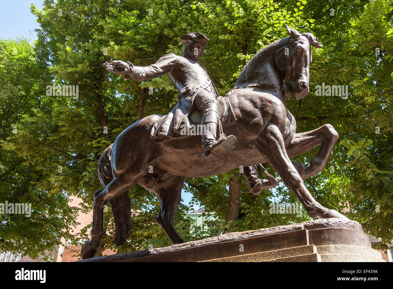 Paul Revere Statue North End
