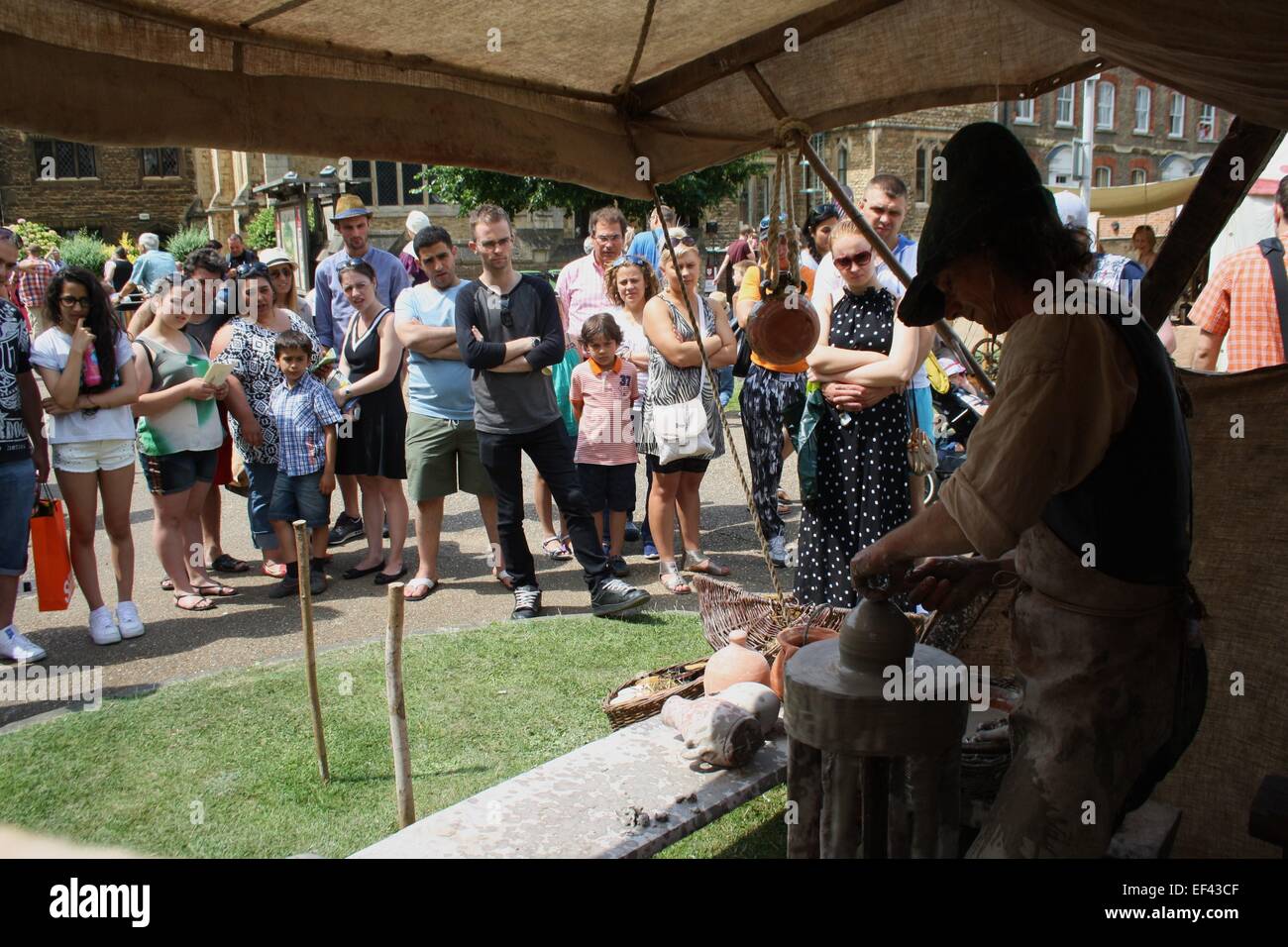 Medieval Pottery Exhibition Stock Photo - Alamy
