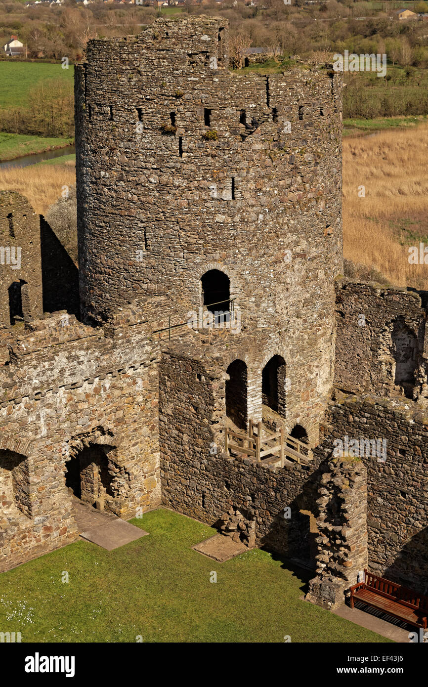 Kidwelly Castle, Carmarthenshire, Wales, UK Stock Photo - Alamy
